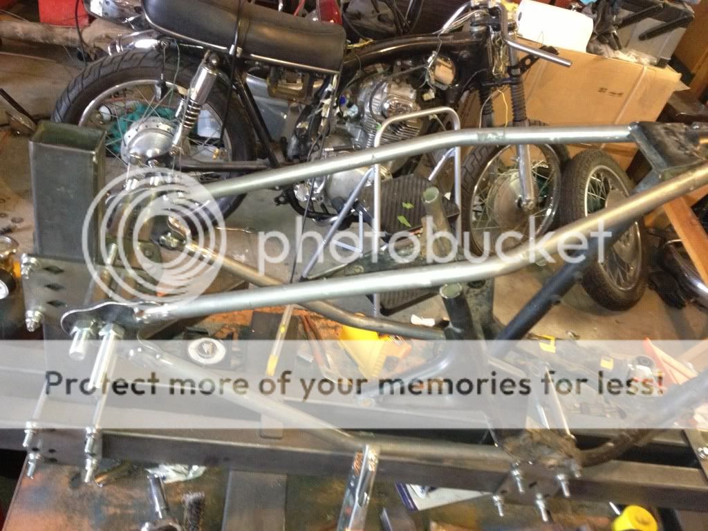 '71 CB450 hardtail- My first metric build | DO THE TON