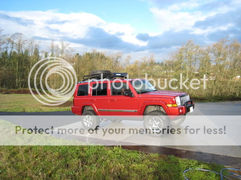 AEV 4" lift, tires, roof basket, grill guard | Jeep Commander Forum