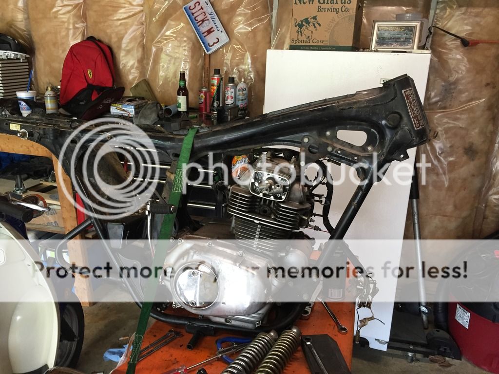 ---NEW/NOOB Build, ILLINOIS, 1975 CB200t Cafe Build--- | Honda Twins