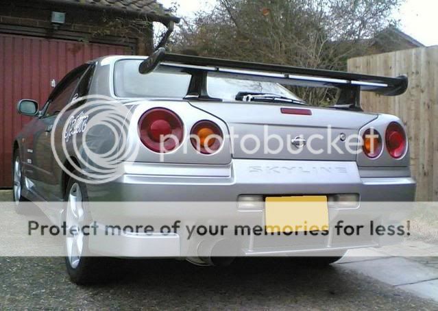 Carbon Fibre R34 GTR Mines replica spoiler | Driftworks Forum