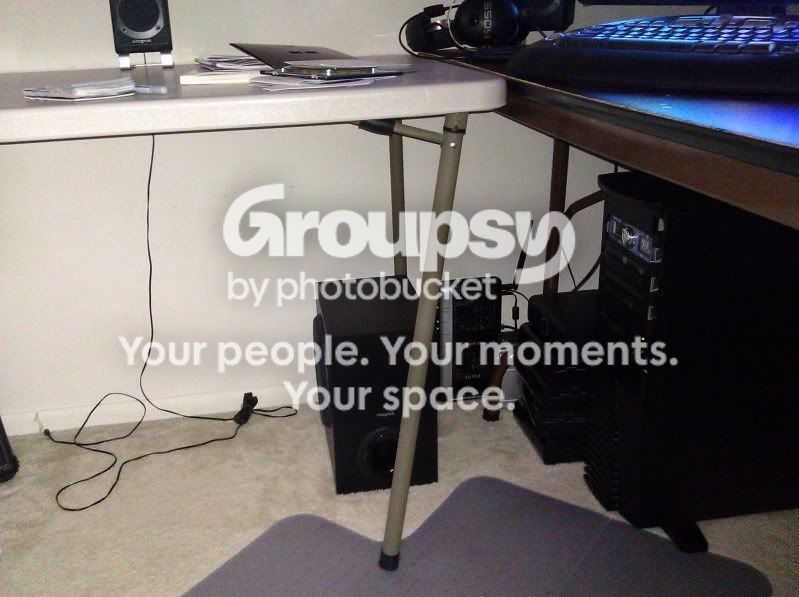 Want to have a three legged desk for more leg room - DoItYourself.com ...